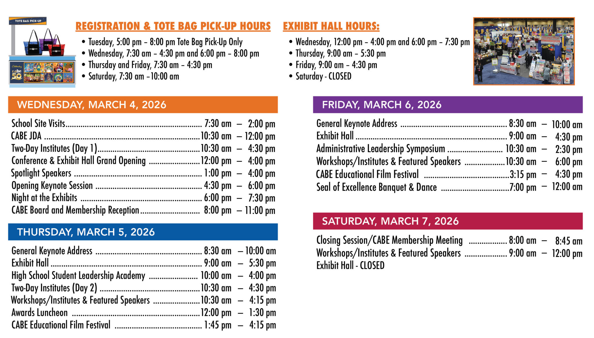 Registration Information – CABE 2026 Annual Conference